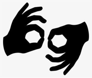 Asl Interpretation Nc - Sign Language Interpreter Clip Art Outline PNG ...