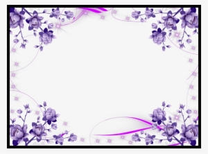Awesome Orchid Blue Orchid Blue Png Astonishing Marcos - Purple Border ...