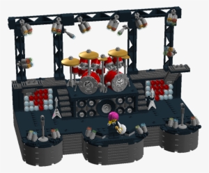 Rock & Roll Band Concert Stage - Lego PNG Image | Transparent PNG Free ...