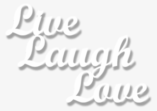Live Laugh Love - Calligraphy PNG Image | Transparent PNG Free Download ...