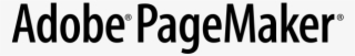 Adobe Pagemaker Logo - Black-and-white PNG Image | Transparent PNG Free ...