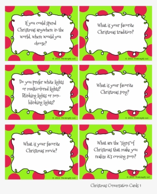 Appropriate Dinner Conversation - Christmas Conversation Starters ...