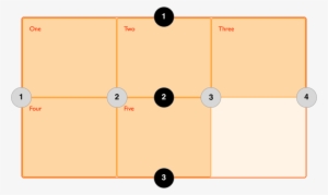 Diagram Showing Numbered Grid Lines - Grid Line W Number PNG Image ...