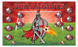 3'x5′ Vinyl Banner Red Knights - Vinyl Banners PNG Image | Transparent ...