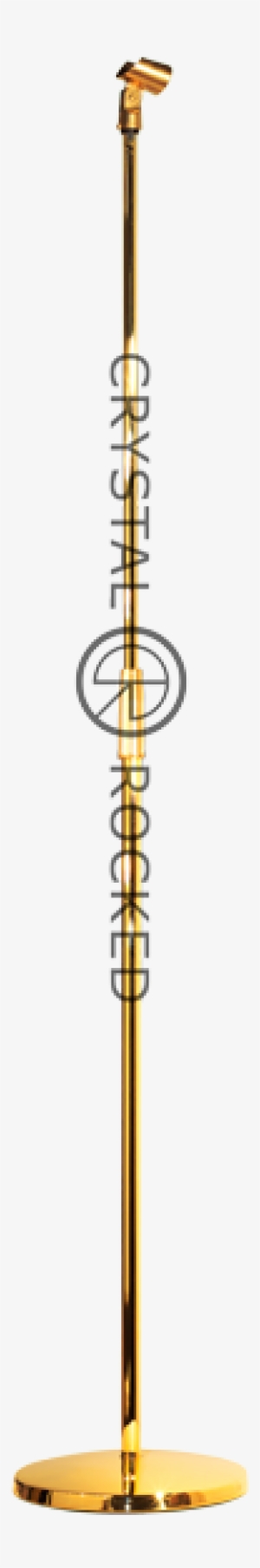 Microphone Stand 24ct Gold Plated - Chain PNG Image | Transparent PNG ...