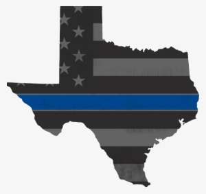 Texas Thin Blue Line - Texas Vector PNG Image | Transparent PNG Free ...