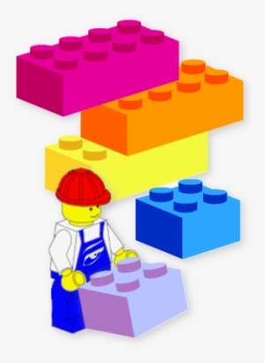 Building Legos Clip Art