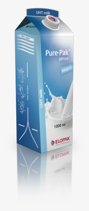 Pure-pak Sense Milk - Elopak Milks PNG Image | Transparent PNG Free ...