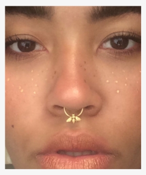 Septum Ring - Septum Piercing PNG Image | Transparent PNG Free Download ...