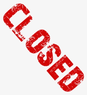 Closed Stamp Red - Closed Red Png PNG Image | Transparent PNG Free ...