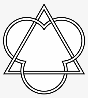 Trefoil Architectural Equilateral Triangle Interlaced - สัญลักษณ์ พระ ...