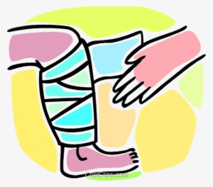 Bandage On A Leg - Leg Bandage Clipart Png PNG Image | Transparent PNG ...