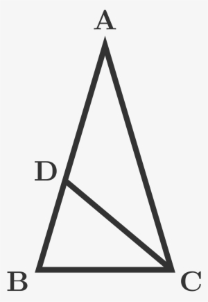 Isosceles Triangle For Kids - Isosceles Triangle Abc PNG Image ...