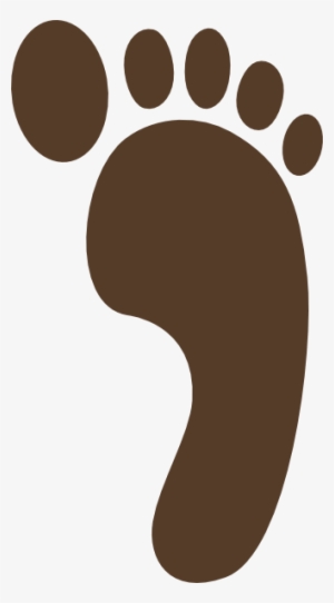 Brown Footprint Clip Art At Clker - Clip Art PNG Image | Transparent ...