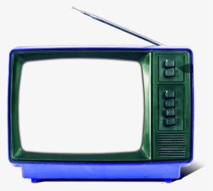 Ftestickers Television Tv Retro Vintage Blue - Television PNG Image ...