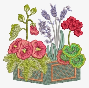Transparent Embroidered Flowers Png PNG Image | Transparent PNG Free ...