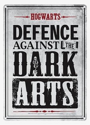 Defence Against The Dark Arts Metal Sign - Defence Against The Dark ...