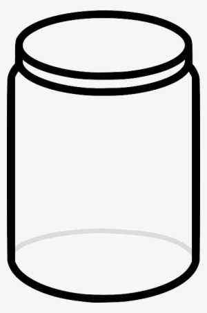 Jar, Glass, Beaker, Container - Jar Container Drawing PNG Image ...
