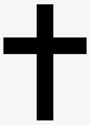 Crucifix Clipart Black And White Simple Black Cross - Black Cross No ...