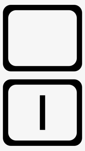 Two Rectangles Outlines With One Straight Vertical - Clip Art PNG Image ...