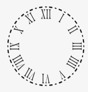 Clock Face Png - Analogue Clock Roman Numerals PNG Image | Transparent ...