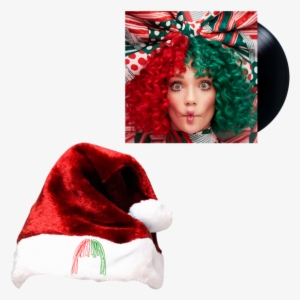 Vinyl Sia Santa Hat - Everyday Is Christmas By Sia Cd Album PNG Image ...
