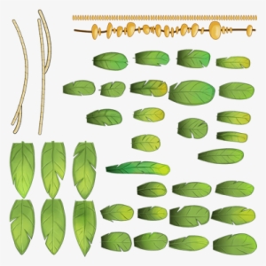 Hand Painted Leaf Texture 3d PNG Image | Transparent PNG Free Download ...