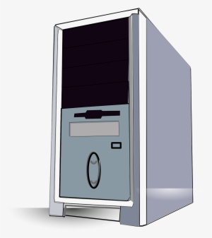 Desktop Pc Tower Vector Image Clipart - Clip Art Computer Tower PNG ...