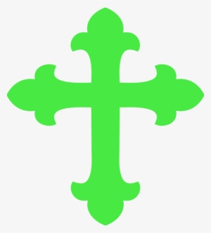 Bright Green Cross Clip Art - Fancy Cross PNG Image | Transparent PNG ...