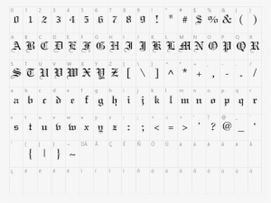 Example Corona Character Map - Tipografia Corona PNG Image ...