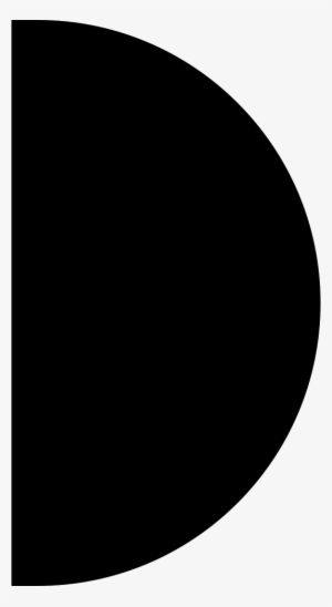 The Progress Bar Right Semicircle Comments - Black Semi Circle Png PNG ...