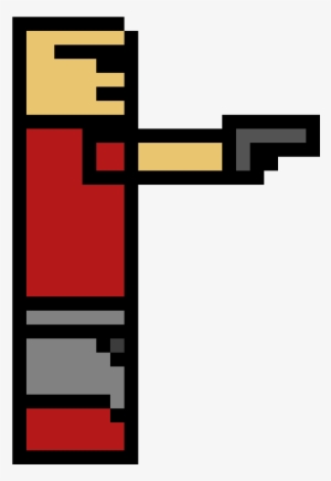 Soldier Guy - Guy With Gun Pixel Art PNG Image | Transparent PNG Free ...