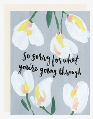 So Sorry Card - Sympathy Card PNG Image | Transparent PNG Free Download ...