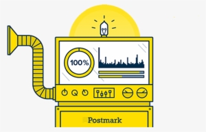 Email Machine Illustration - Postmark PNG Image | Transparent PNG Free ...