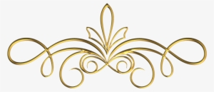 Scrollwork - Gold Scroll Design Png PNG Image | Transparent PNG Free ...