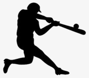 Baseball Player Swinging Png - Baseball Cliparts Black And White PNG ...
