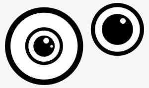 Vector Eyeball Googly Eye - Fish Eyes Clipart Black And White PNG Image ...