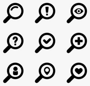 Search Magnifiers - Magnifying Glass Icon Vector PNG Image ...