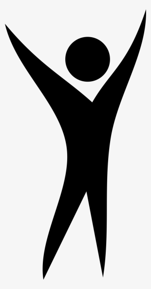 Energetic Person Icon Clipart