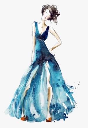 Fashion Illustration Freehand Line - Quotes For Brave Woman PNG Image ...