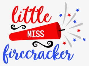 Banner Royalty Free Th Transfers Albb - Little Miss Firecracker PNG ...