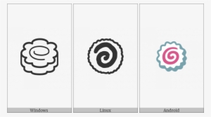 Fish Cake With Swirl Design On Various Operating Systems PNG Image ...