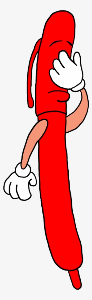 Pen Clipart Face - Red Pen Clip Art PNG Image | Transparent PNG Free ...
