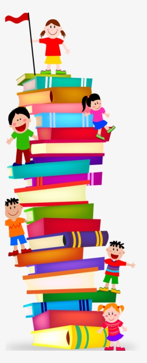 Clipart Of Books Falling