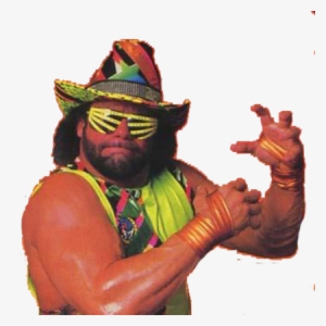 Download "macho Man" Randy Savage's Baseball Card As An Outfielder ...