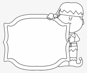 Black And White Christmas Clipart Borders