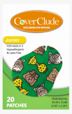 Coverclude Eye Patch Junior - Opticlude Eye Patch Junior PNG Image ...