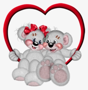 Valentines Bears With Heart Png Picture Clipart - Valentines Bears ...