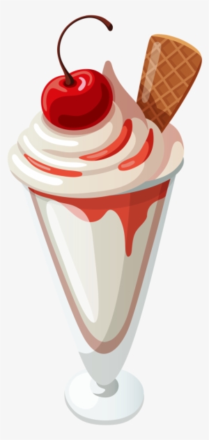 Ice Cream Sundae Border Clip Art