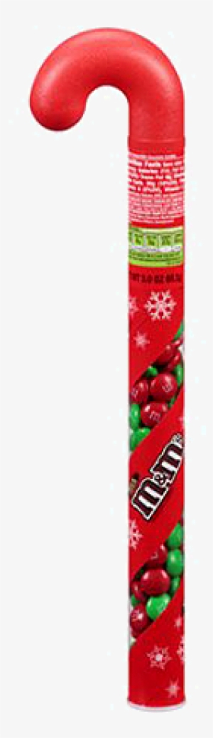 M&m's Milk Chocolate Filled Candy Cane 3 Oz - Candy PNG Image ...